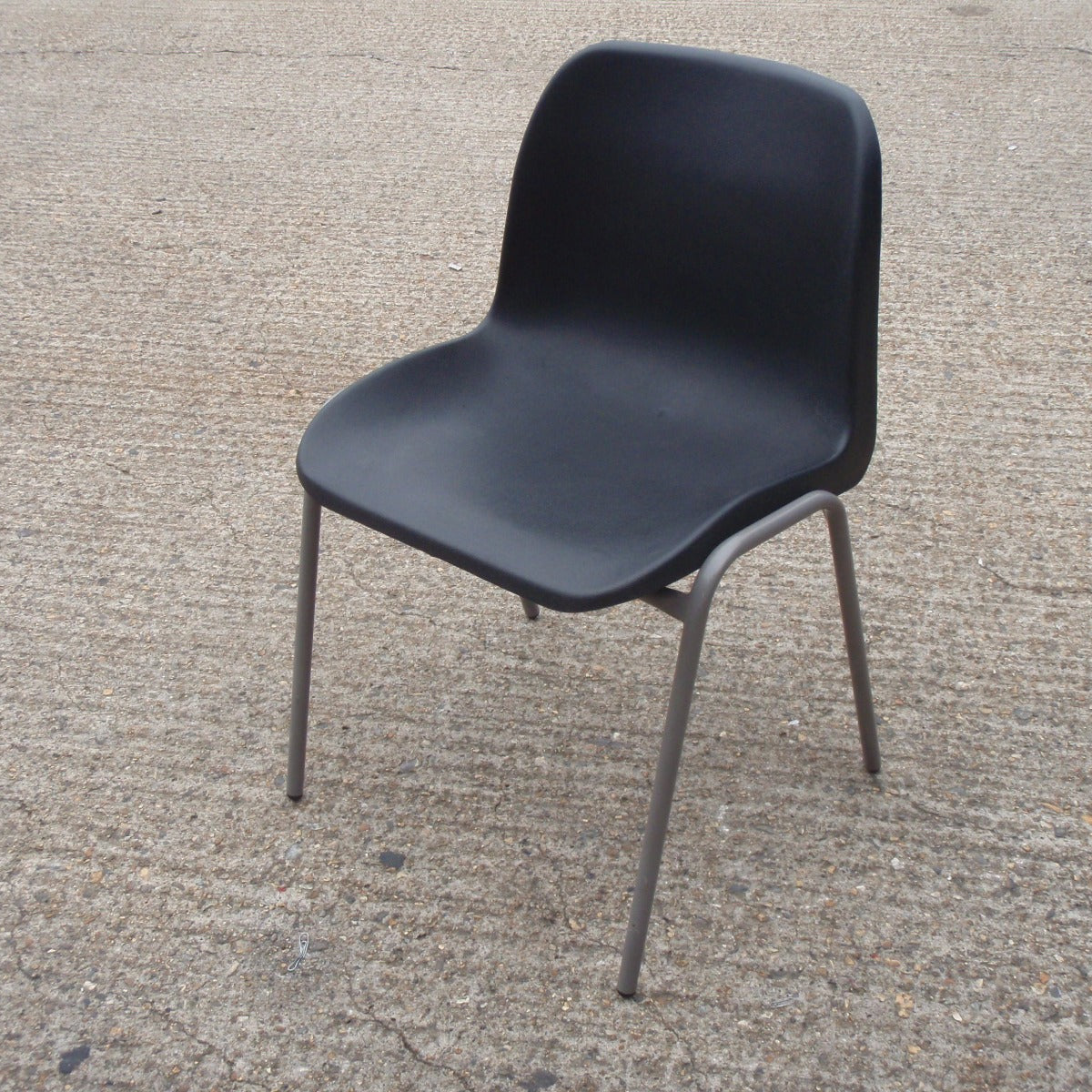 Black Polypropylene Stacking Chairs – Park Royal Office Furniture