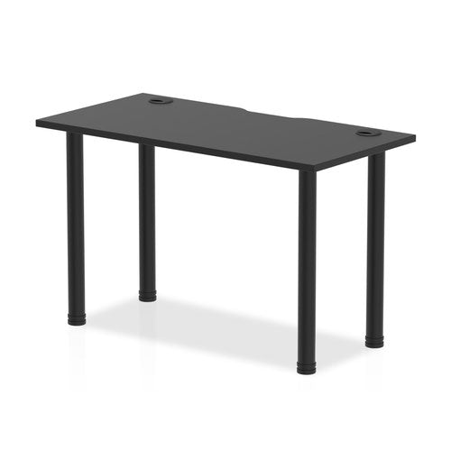 Post Leg Black Desk – Park Royal Office Furniture