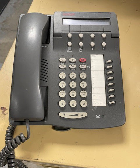 Avaya Grey 6408D+ Telephone – Park Royal Office Furniture