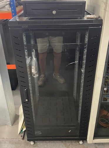 Excel Black Large Comms Cabinet – Park Royal Office Furniture