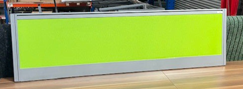 Lime Green & Ali Frame Desk Top Screen – Park Royal Office Furniture