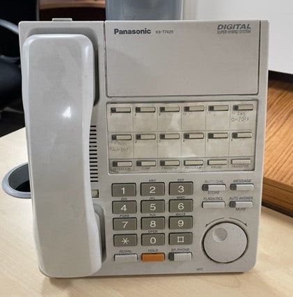 Panasonic White KX-T7420 Telephone – Park Royal Office Furniture