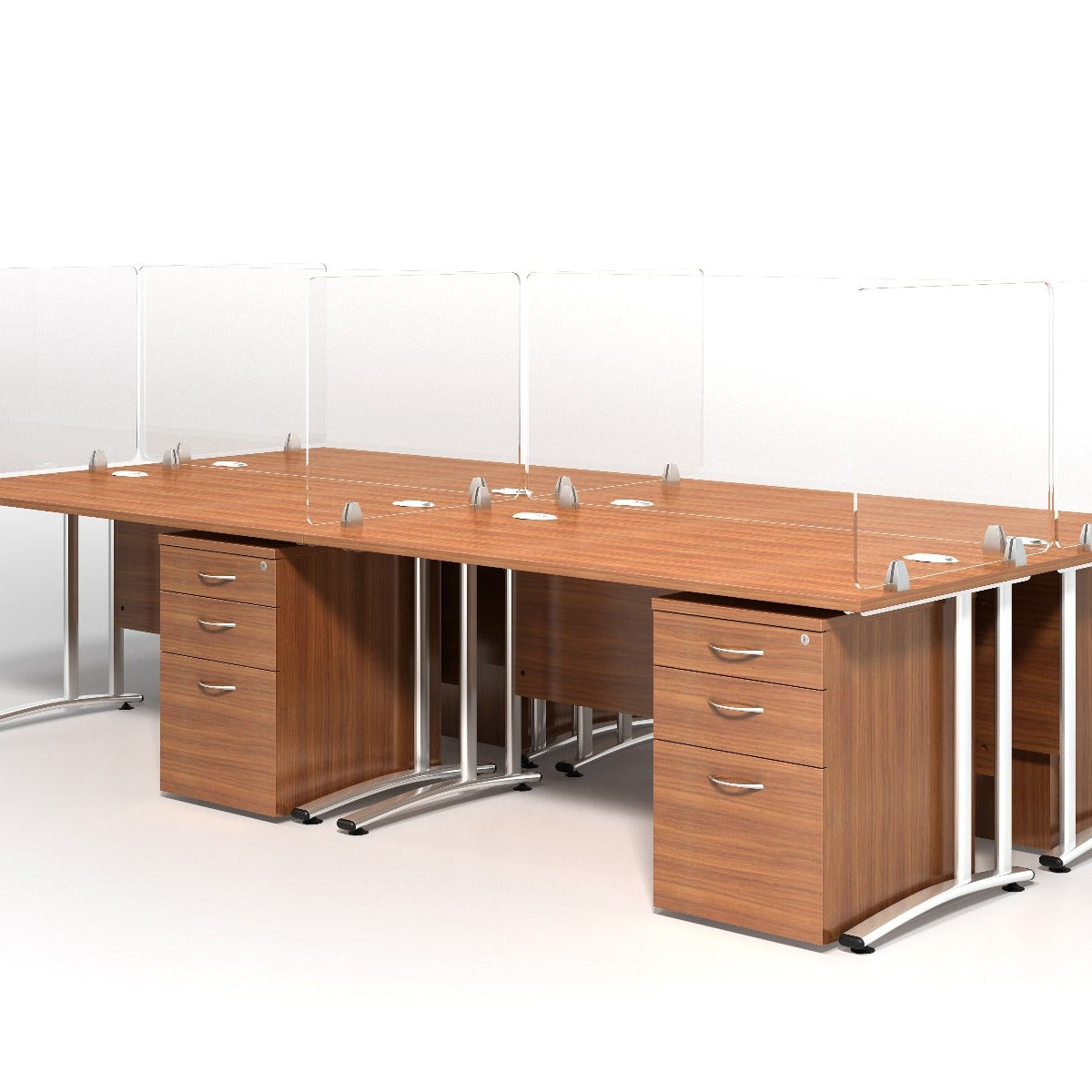 Desk Mounted Virus Shield Screens – Park Royal Office Furniture